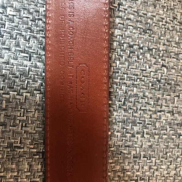 Coach | Accessories | Authentic Coach Leather Belt | Poshmark